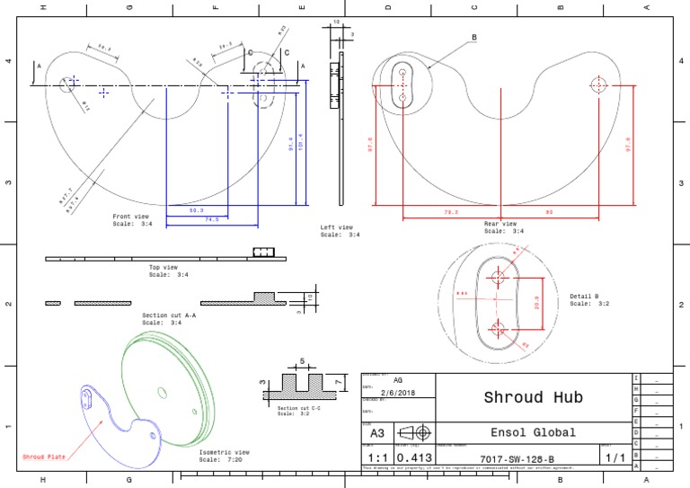 Shroud Hub: 1:1 0.413 1/1 A3 Ensol Global | PDF