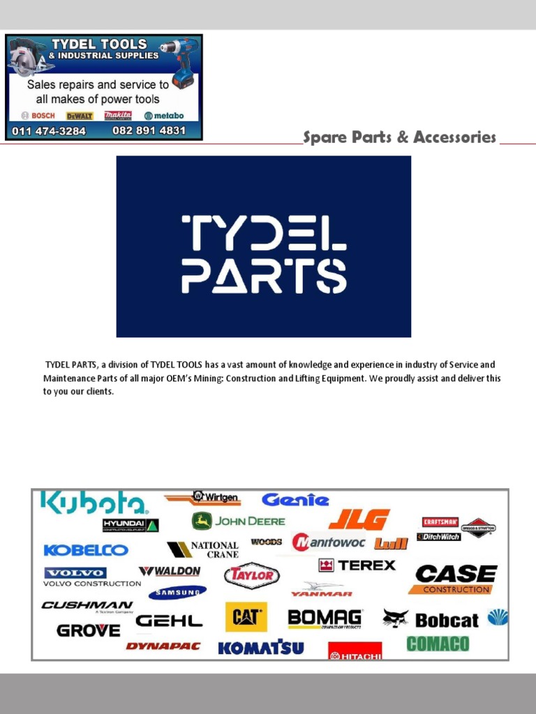 Tydel Parts 2 | PDF | Forklift | Machines