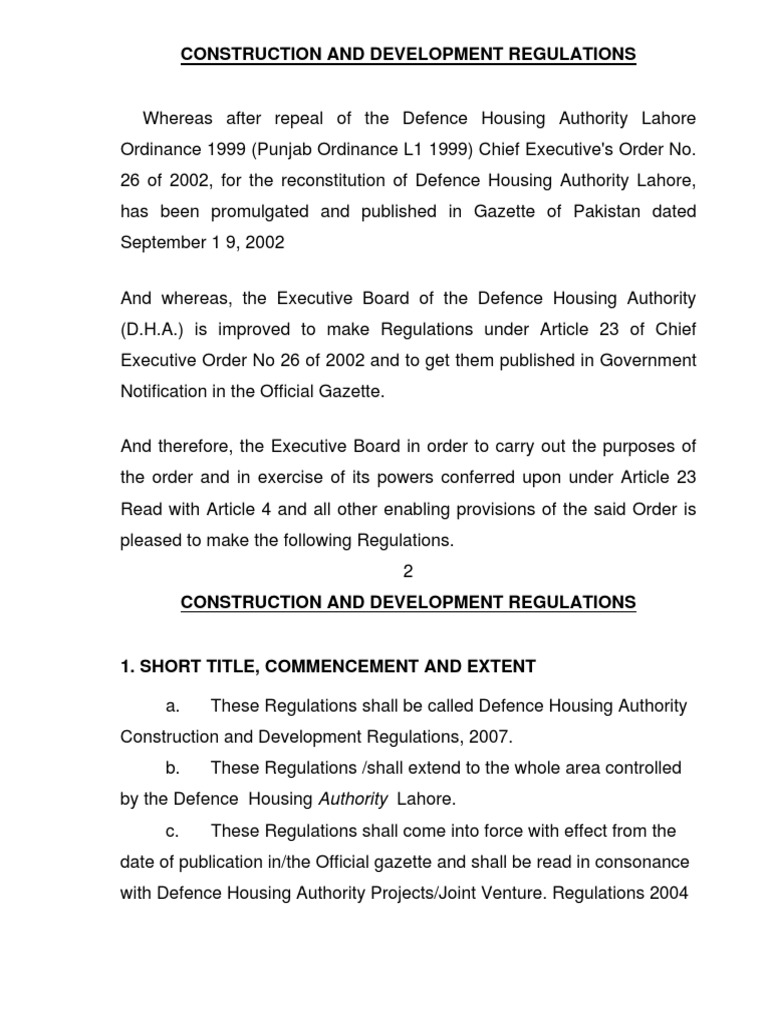 Rules and Regulations Eng | PDF | Basement | Sanitary Sewer