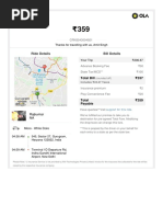 Sample of Ola Bill For Edit | PDF | Invoice | Services (Economics)