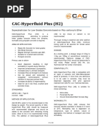 CAC-Hyperfluid R150: Superplasticiser For High Performance Concrete Based On Poly-Carboxylic ...