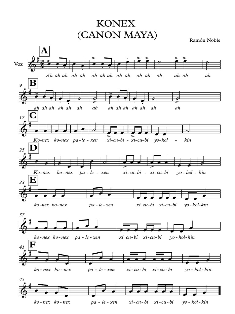 Konex (Canon Maya) PDF | PDF