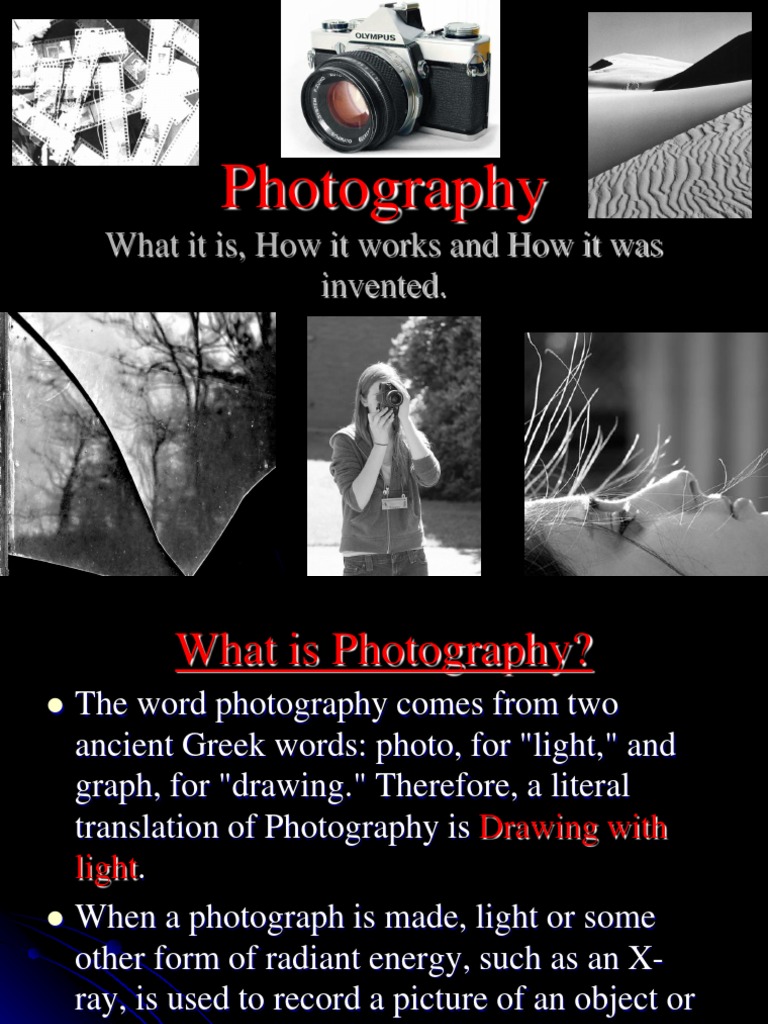 Photography: What It Is, How It Works and How It Was Invented | PDF ...