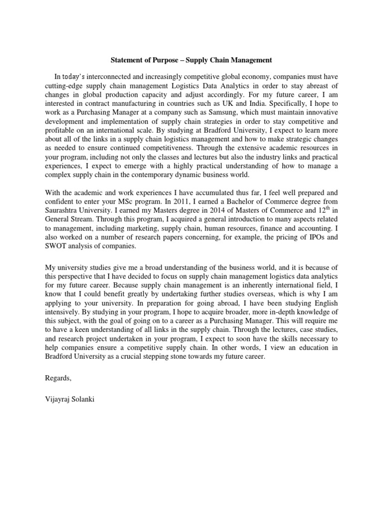 Sop Logistcs Data Analytics and Supply Chain Management | PDF | Supply ...