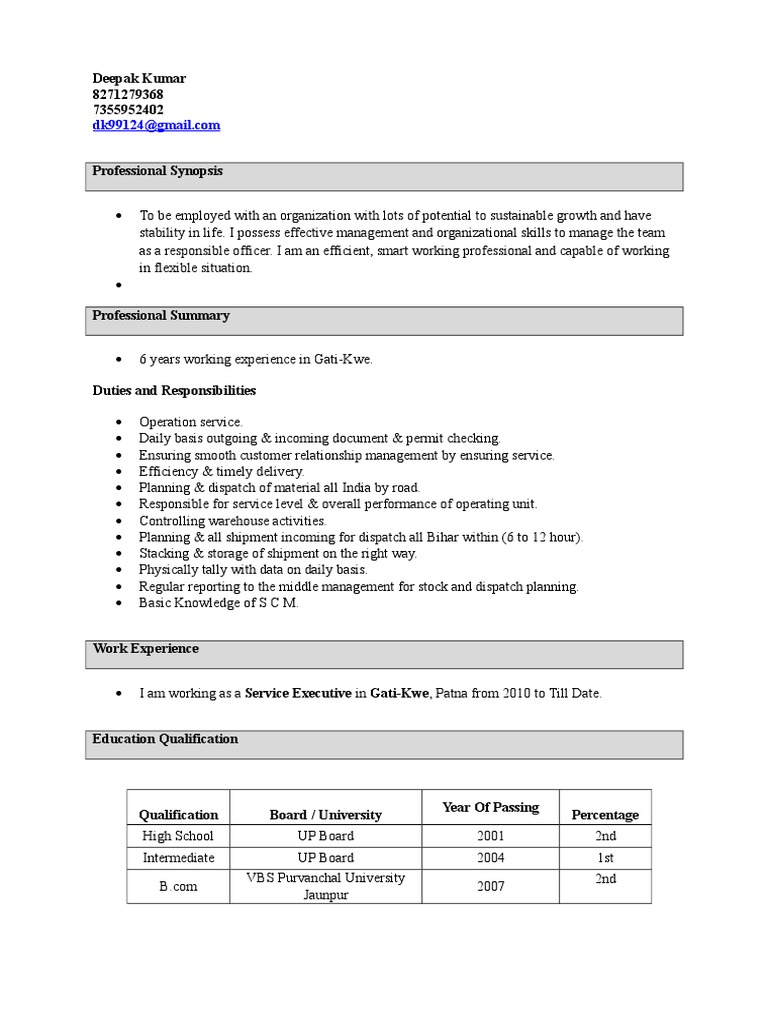 Deepak Kumar 8271279368 7355952402 | PDF | Career & Growth