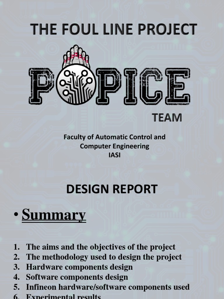 Engineering Project Design Report | PDF