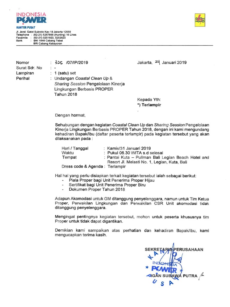 Undangan Coastal Clean Up Dan Sharing Session Lingkungan Berbasis ...