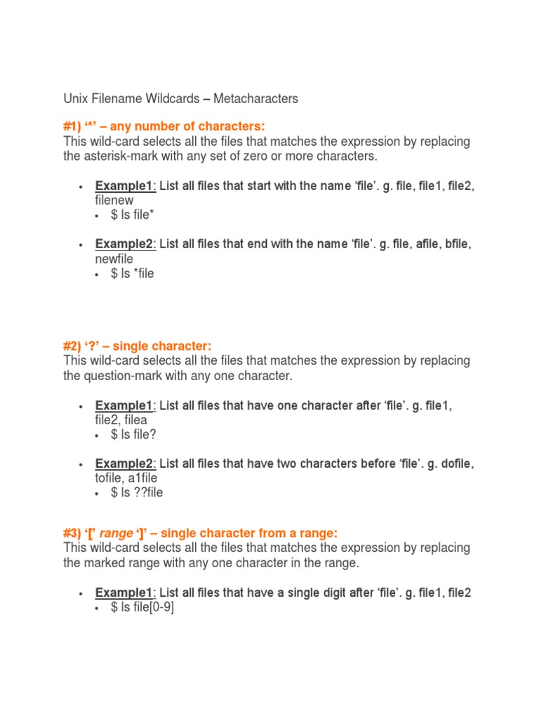 UNIX Special Characters | PDF | Regular Expression | Encodings UNIX Special Characters | PDF | Regular Expression | Encodings