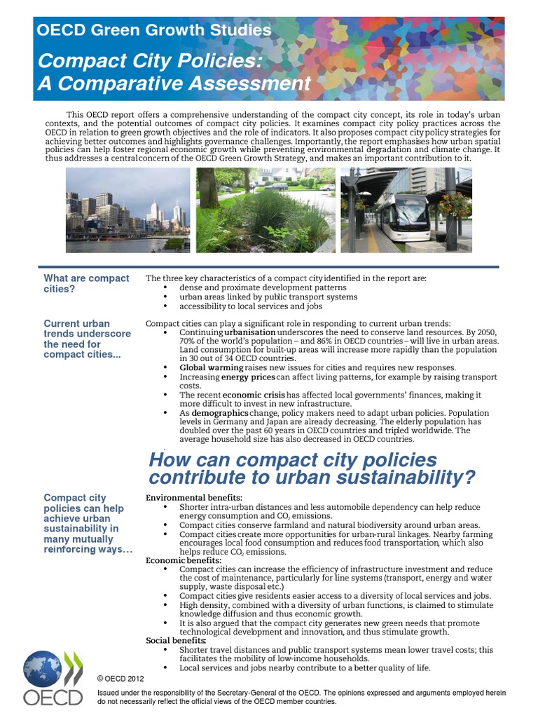 Compact City Policies | PDF | Sustainability | Urbanization