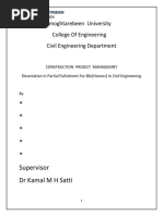Civil Engineering Internship Report | PDF | Project Management ...