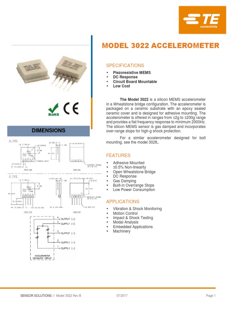 IEPE Sensors | PDF | Accelerometer | Electrical Resistance And Conductance