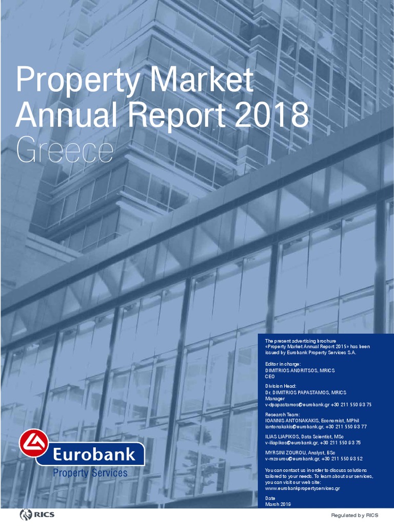 2018 Eurobank Market Report | PDF | Greece | Taxes