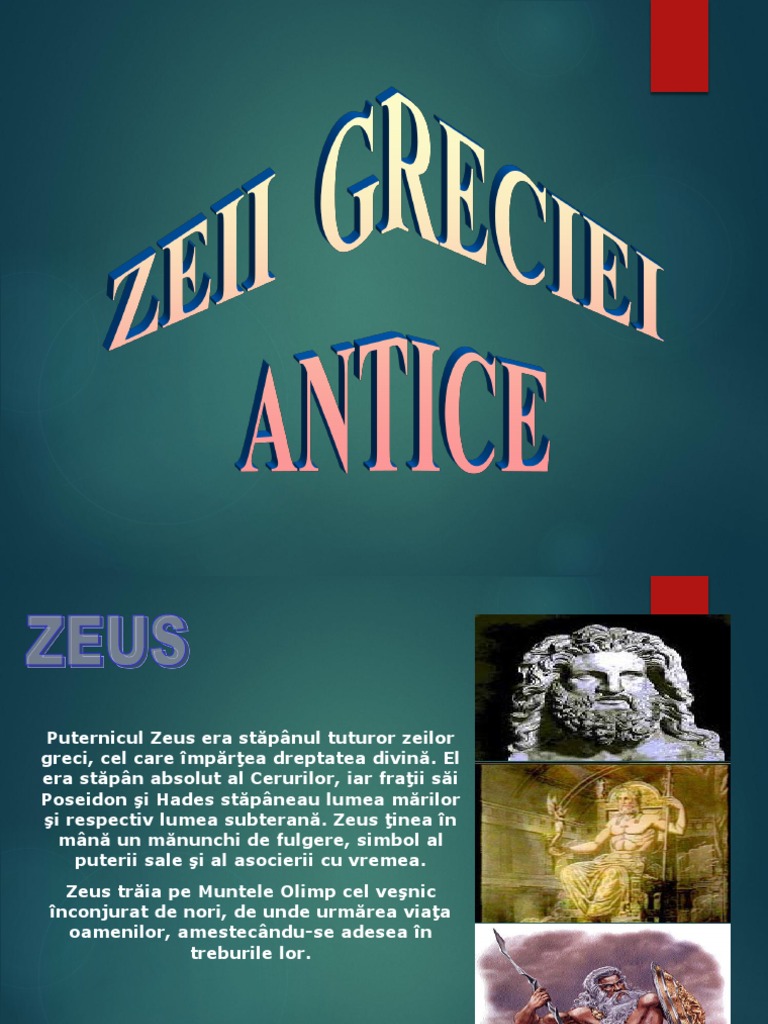 Zeii in Antichitate | PDF