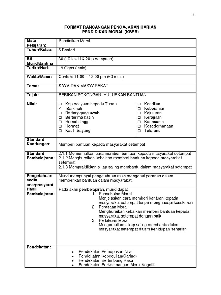 Format RPH Elmk3063 Paan | PDF