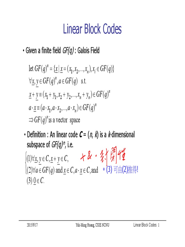Block Code | PDF | Naming Conventions | Signal Processing
