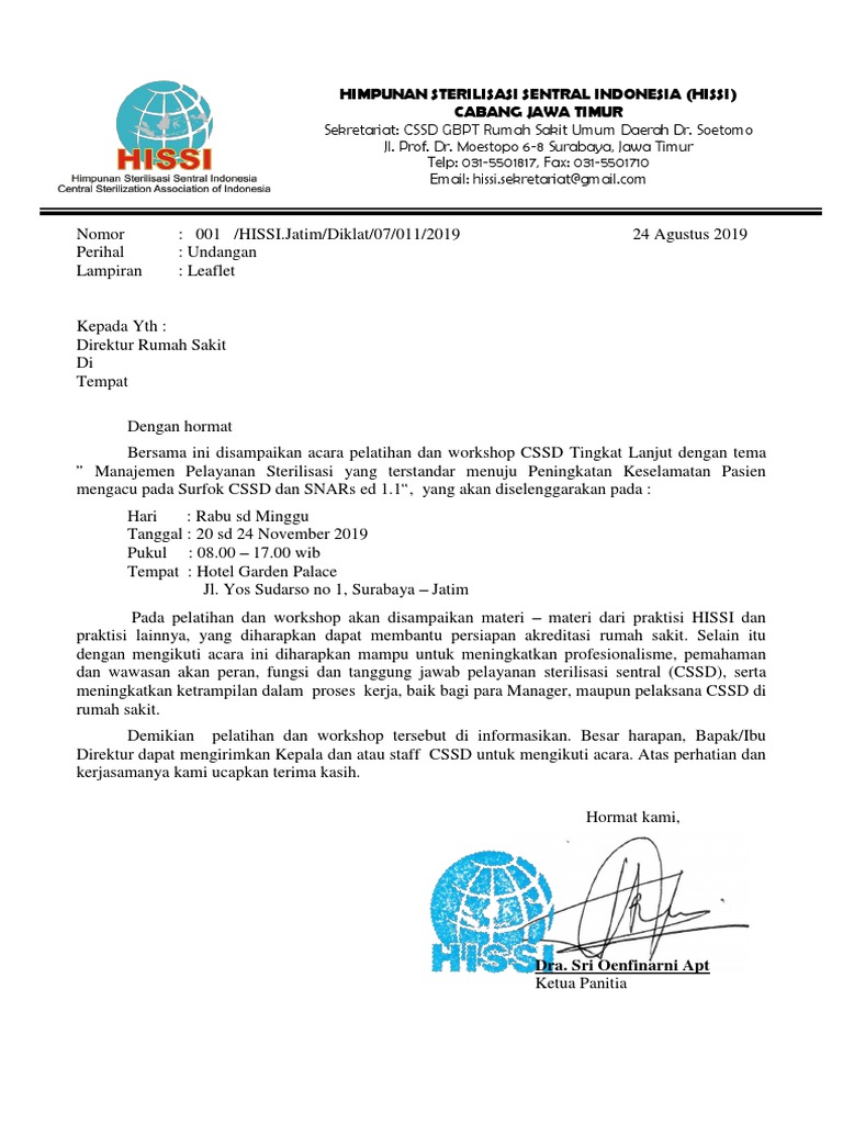 Pelatihan CSSD Dasar | PDF