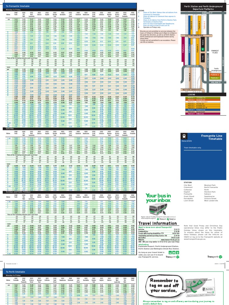Fremantle Line 20091206 | PDF