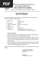 Surat Pernyataan Ghaib | PDF