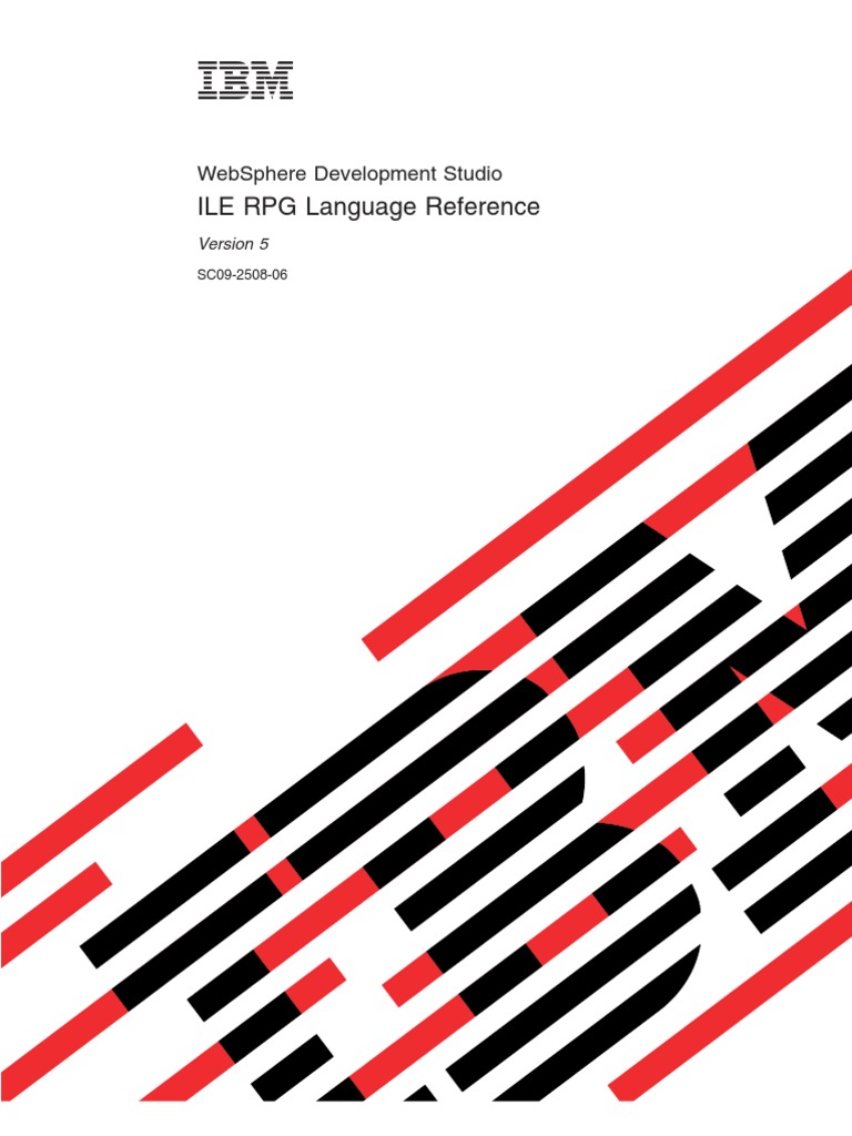 Ile RPG Reference v5r4 | PDF | Subroutine | Ibm Rpg