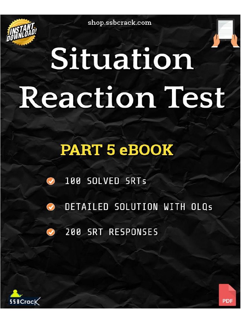 Situation Reaction Test Solved Part 5 Ebook SSBCrack PDF | PDF | Nature