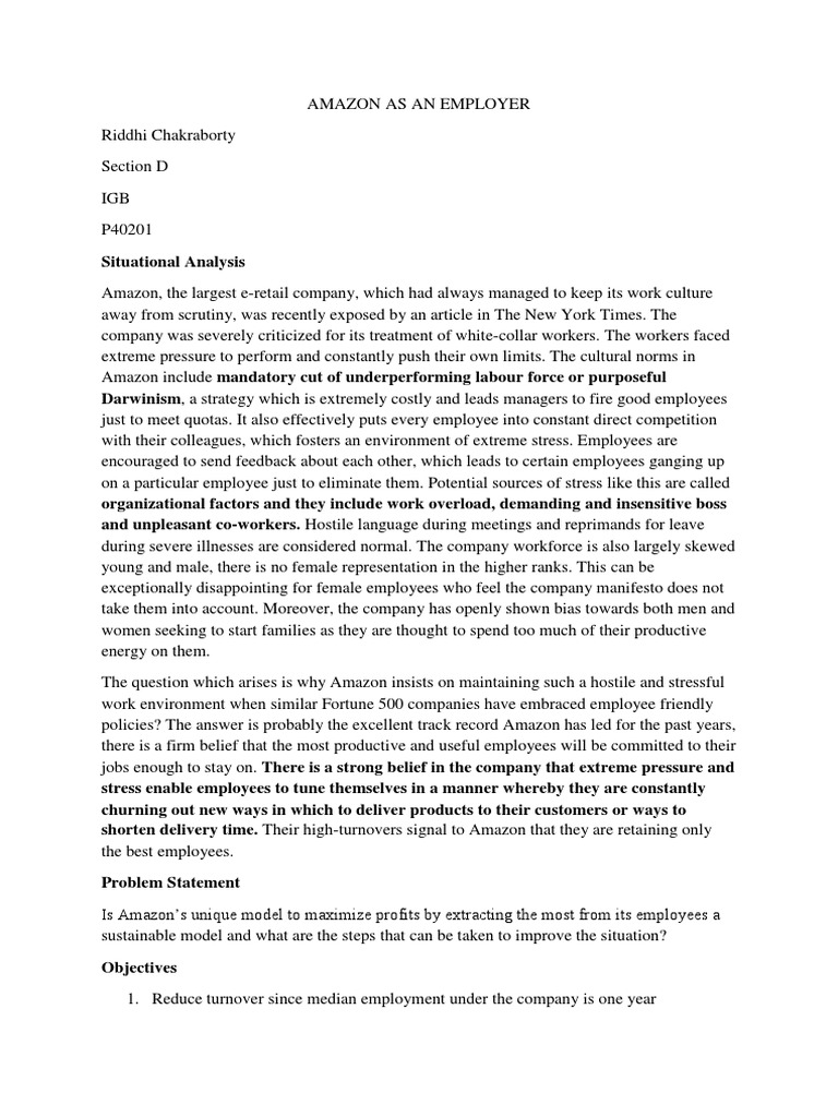 Amazon | PDF | Employment | Economies