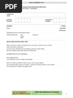 Primary Checkpoint Timetable 2025 | PDF