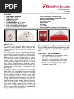 Horn-Strobes-Data-Sheet SGRLED | PDF | Light Emitting Diode | Electricity
