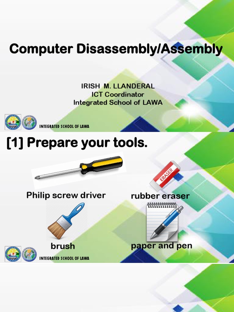 Step-by-Step Computer Disassembly Guide | PDF | Media Technology ...