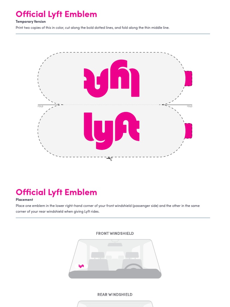 Lyft Temp - Emblem PDF | PDF