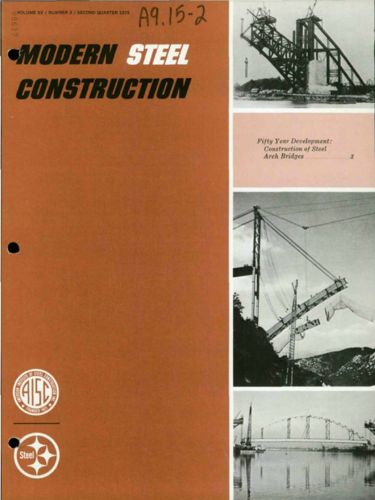 Steel Arch Bridge Construction 12 | PDF | Truss | Bridge