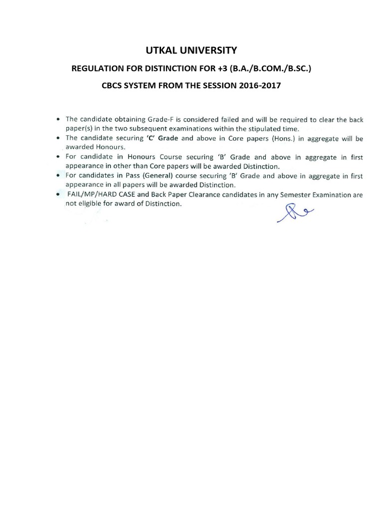 Regulation FOR DISTINCTION PDF | PDF