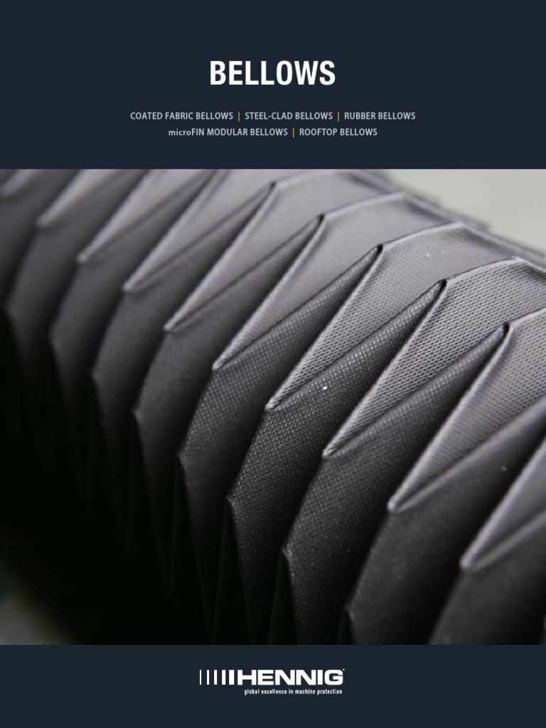 Bellows Brochure | PDF | Machines | Adhesive