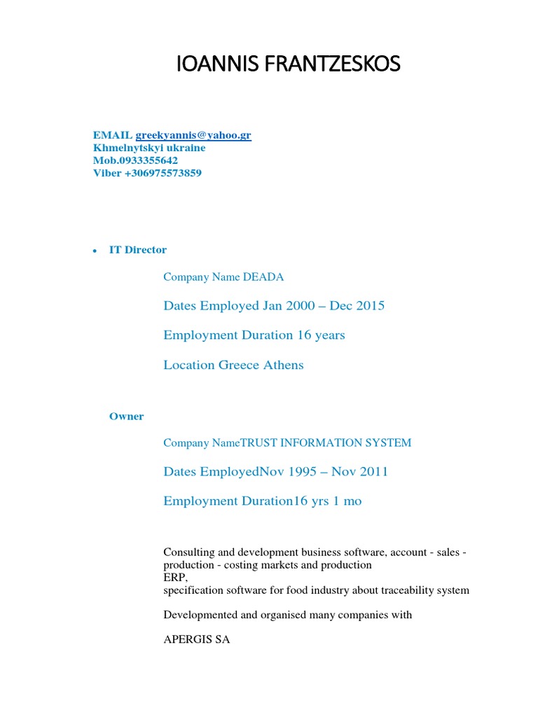 Larissa Mitkovski's Professional Profile | PDF | Engineering | Business