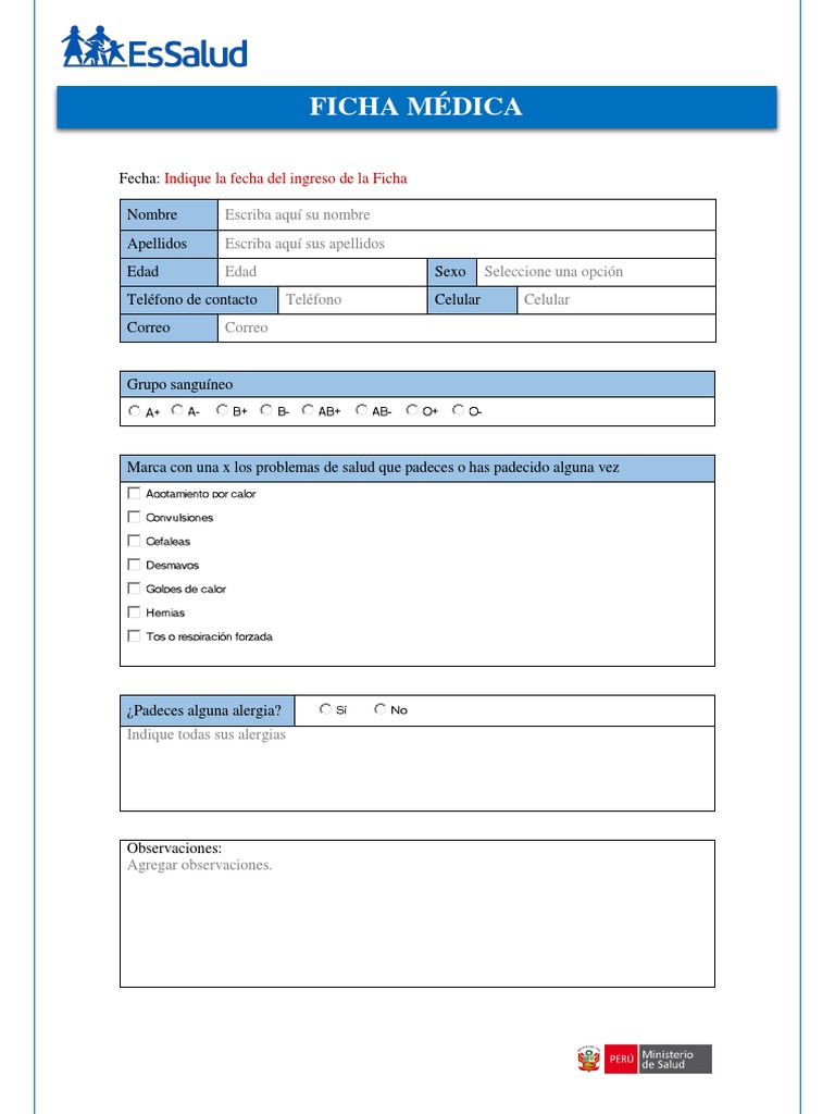 Plantilla Formulario Word | PDF