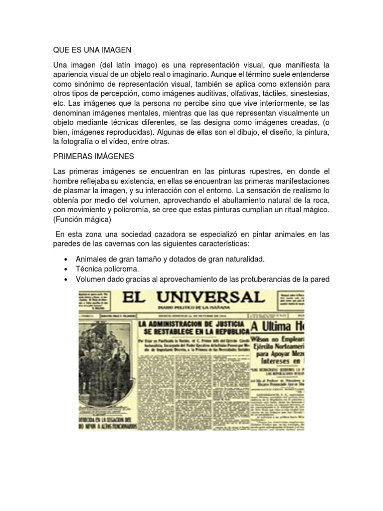 Que Es Una Imagen | PDF | Arte | Relaciones personales, crianza y ...