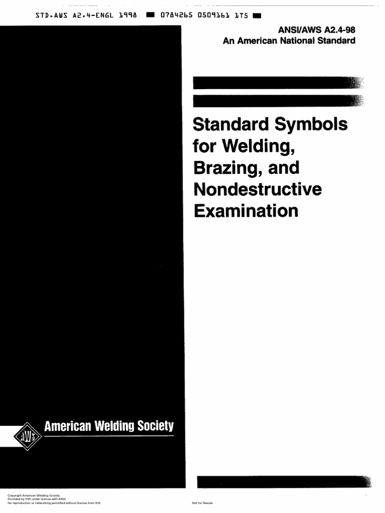 Aws A2.4 STD Symbols Welds..ndt PDF | PDF | Nondestructive Testing ...