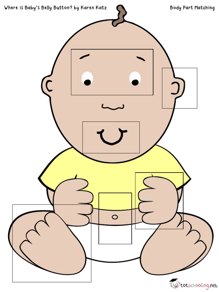 Where Is Babys Belly Button - Matching Body Parts PDF | PDF