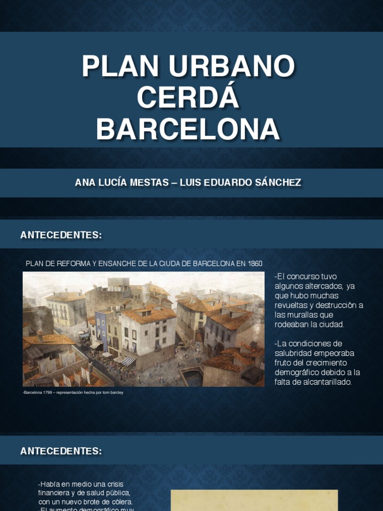 Plan Cerdá | PDF | Barcelona | Calle