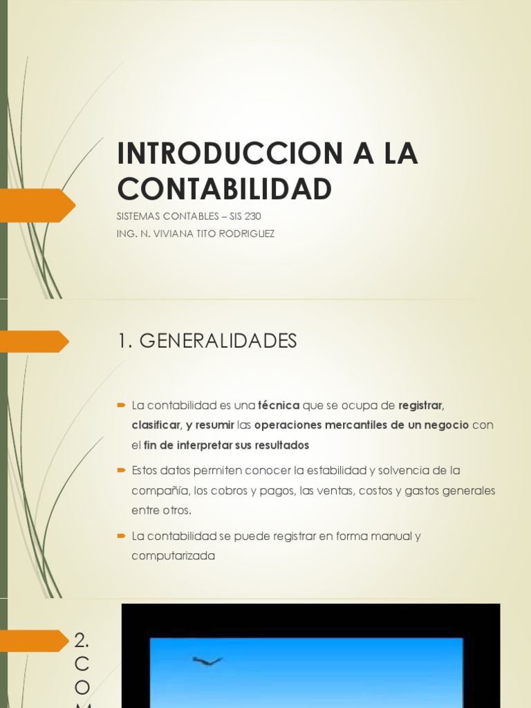 Introduccion A La Contabilidad | PDF | Comercio | Contabilidad