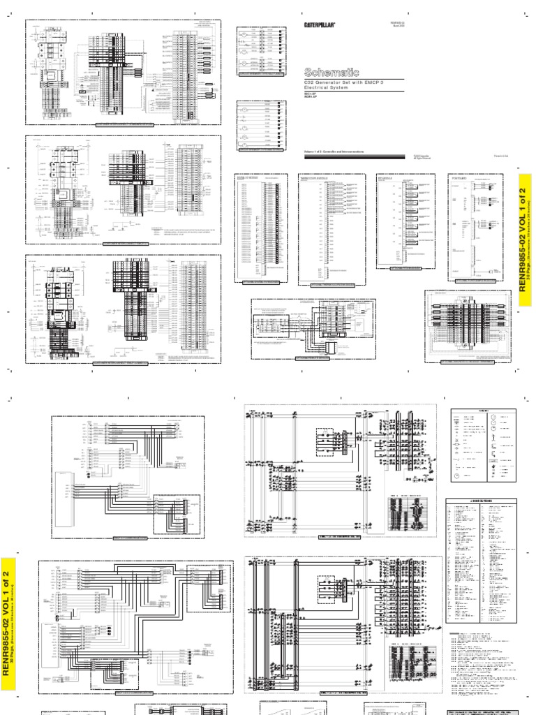 C32 Generator Set With EMCP 3 Electrical System: Sxc1-Up Wdr1-Up | PDF ...