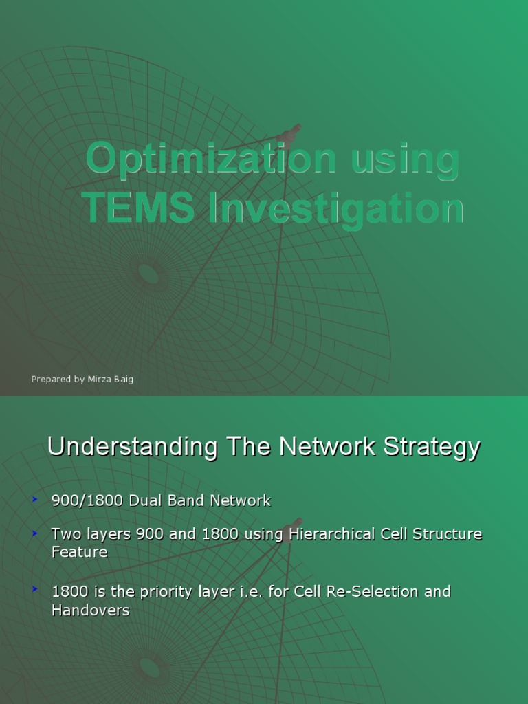 Optimization Using TEMS Investigation | PDF | Speech | Teaching Mathematics