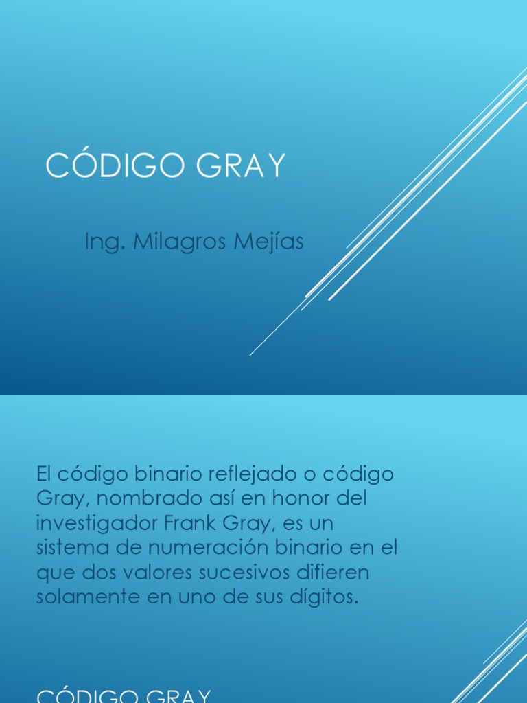 Codigo Gray | PDF | Áreas de informática | Informática