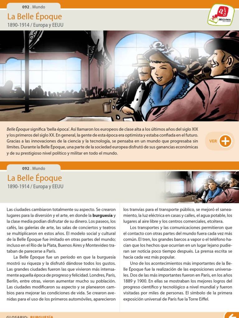 La Belle Époque: Progreso y Cultura 1890-1914 | PDF | Comercio