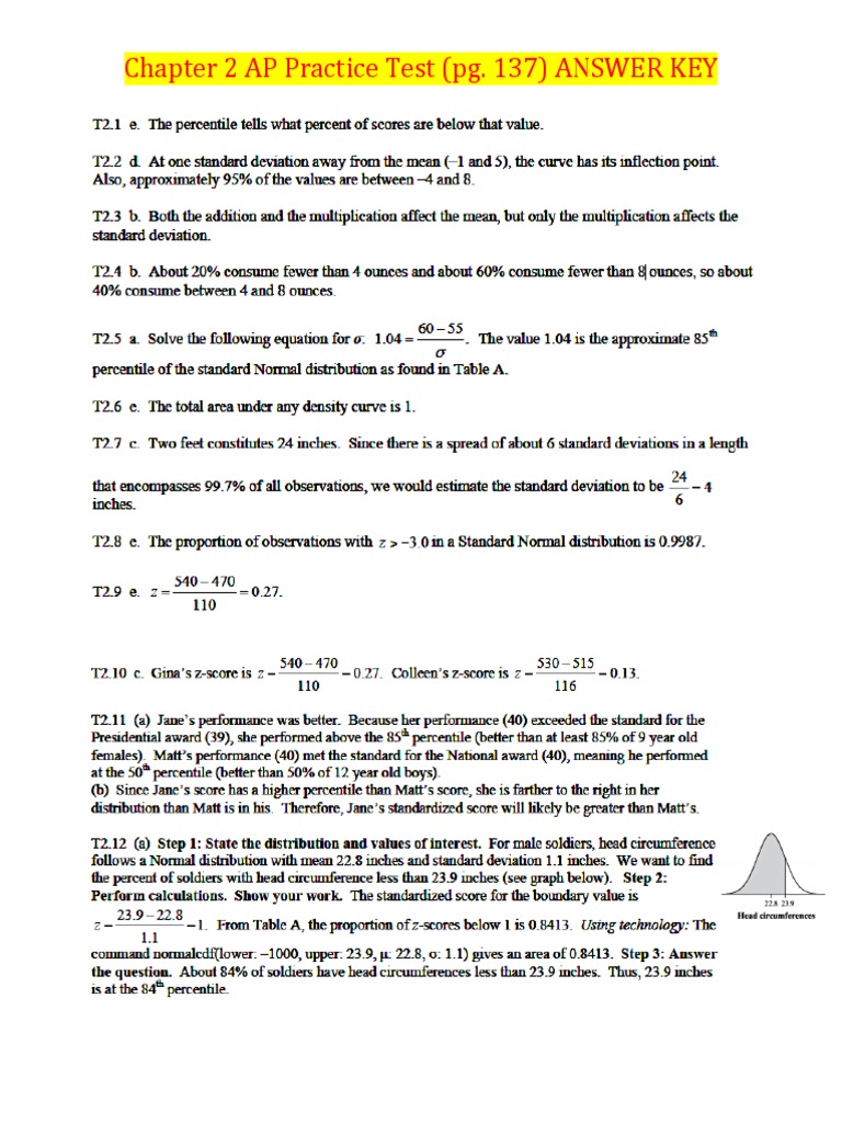 Chapter 2 Ap Practice Test Answer Key PDF | PDF