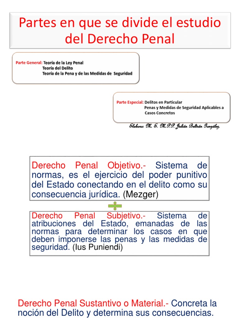 Partes en Que Se Divide El Estudio Del | PDF