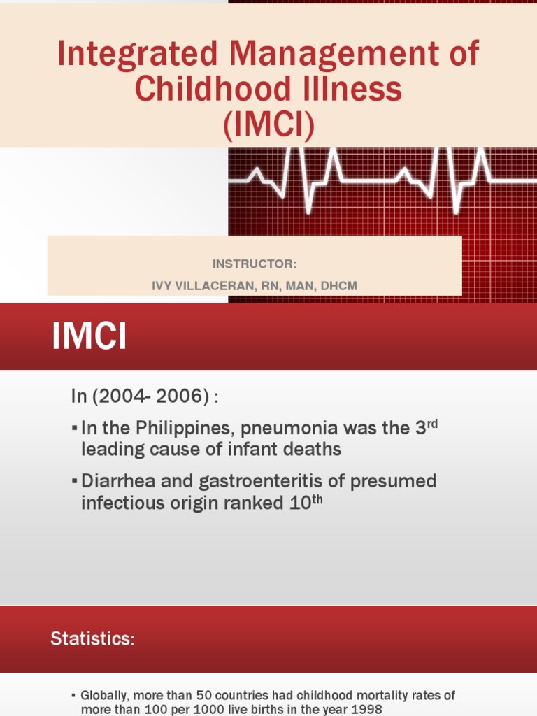 IMCI - Integrated Management of Childhood Illness | PDF | Health ...