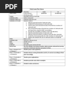 Contoh Lesson Plan Science Form 2 | PDF | Experiment | Lesson Plan