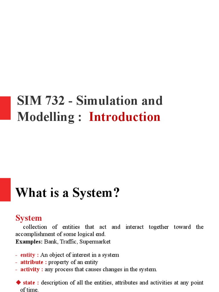 Simulation and System Modeling | PDF | Computer Simulation | Simulation