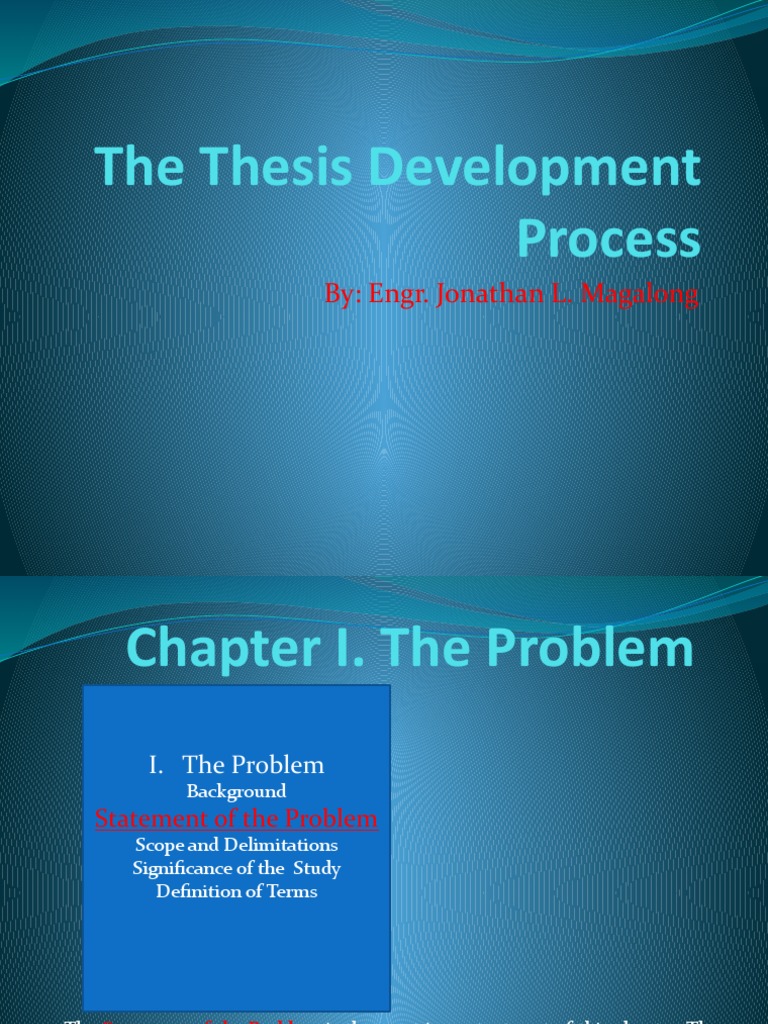 Thesis Development Process Overview | PDF | Art | Computers