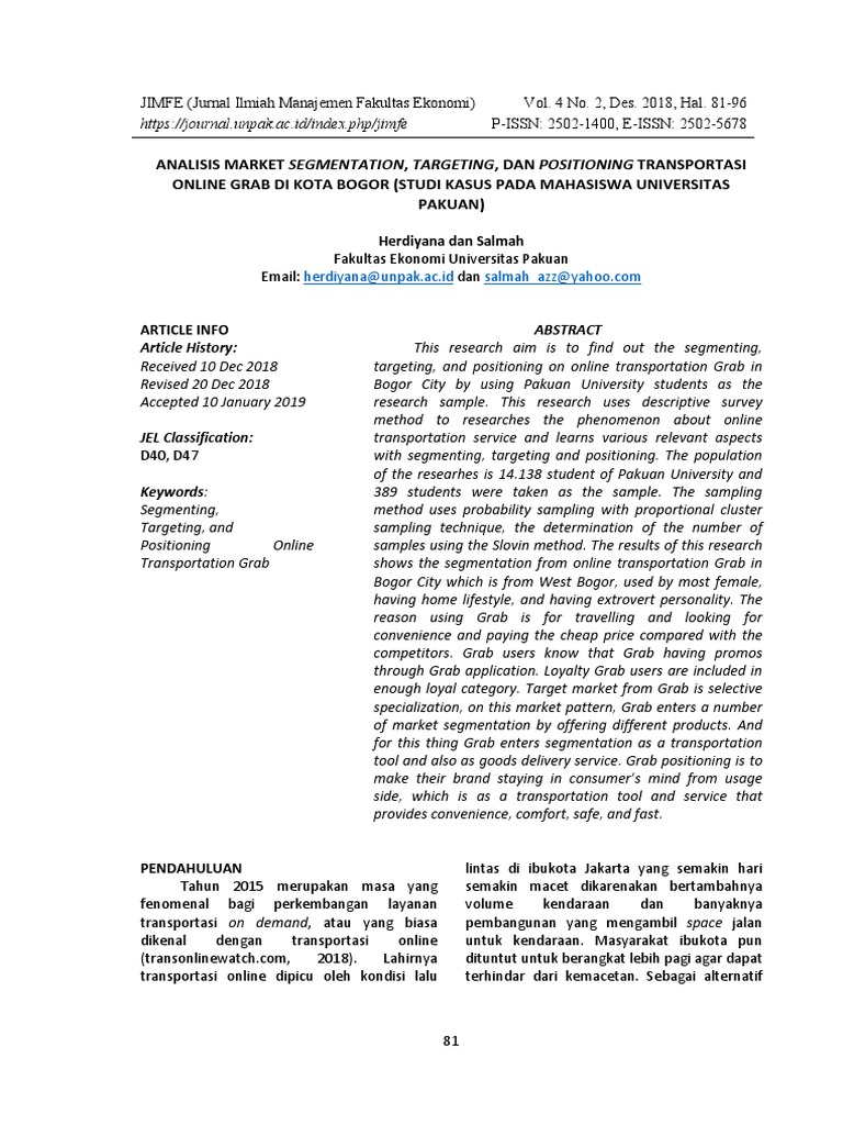 Analisis Market Segmentation Targeting Dan Positio PDF | Download Free ... Analisis Market Segmentation Targeting Dan Positio PDF | Download Free ...